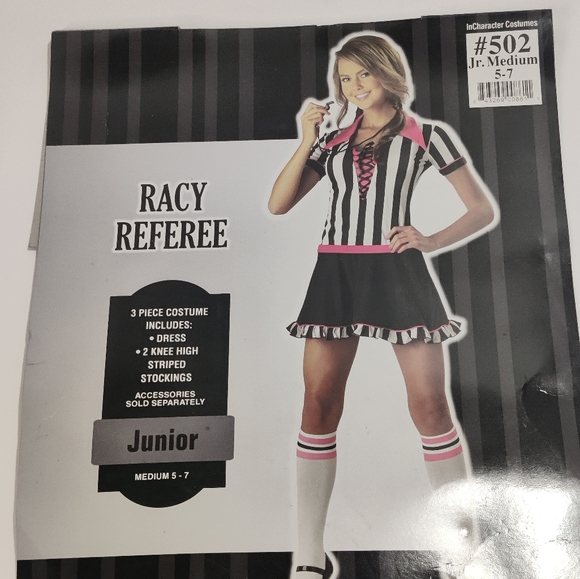 Party City | Other | Incharacter Costumes Teen Racy Referee Costume ...